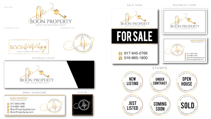 Design a real estate signature logo with branding kit by Sia_doll786 ...