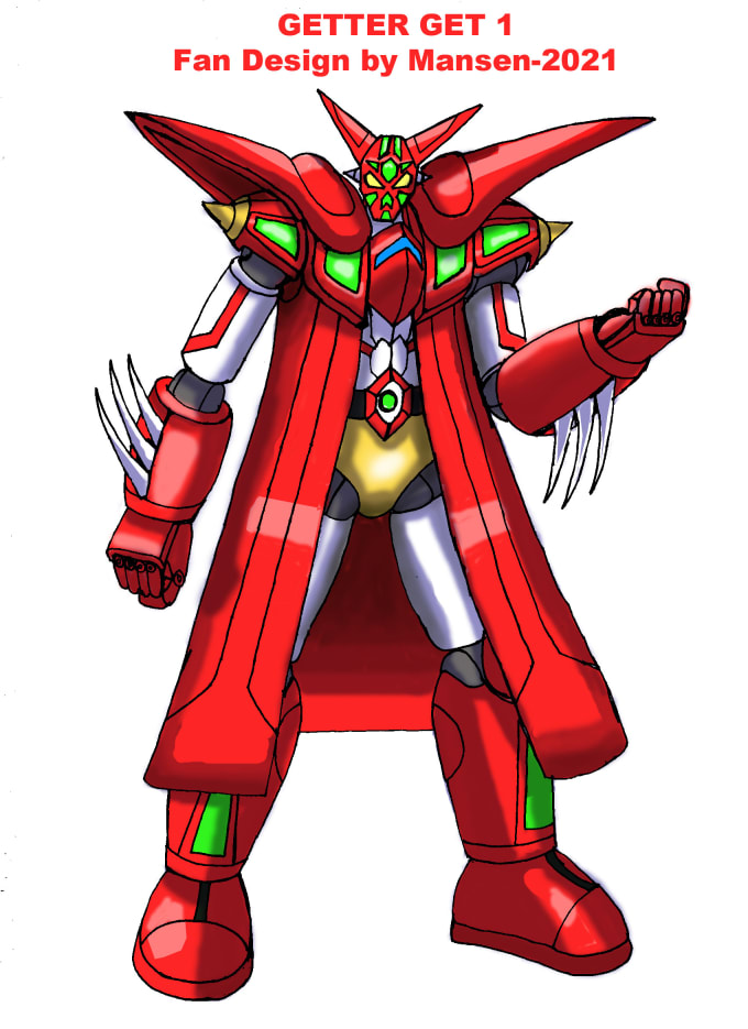 Do custom anime style mecha and tokusatsu art by Mandasenna | Fiverr