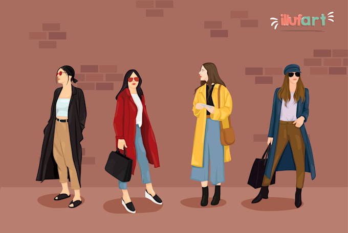 Create vector fashion ootd illustration from your photo by Illufart ...