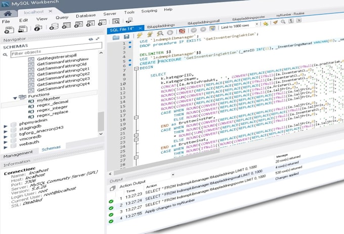 Do any sql database work, advanced, or the simplest tasks by ...