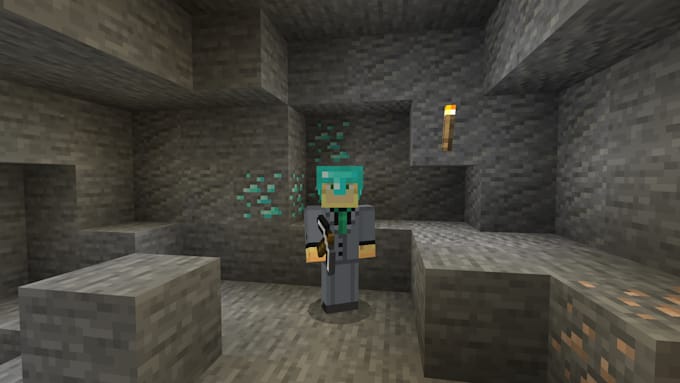 Mine a stack diamonds in minecraft bedrock edition by Causticnickel ...