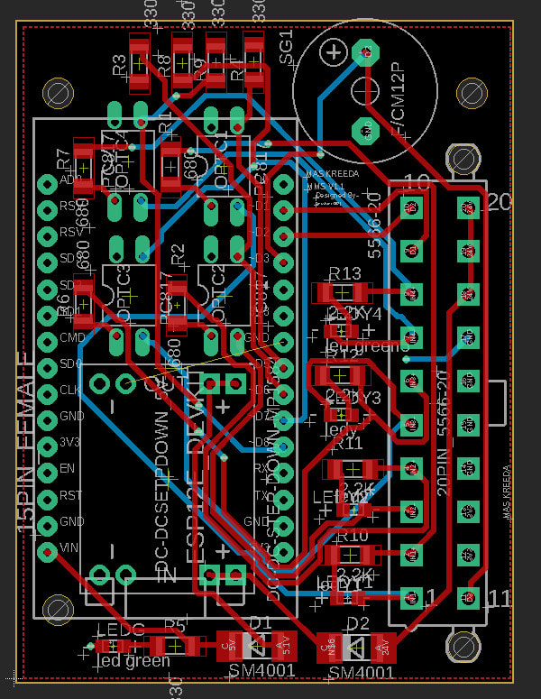 Design pcb and schematic in eagle cad by Dinushanprabash | Fiverr