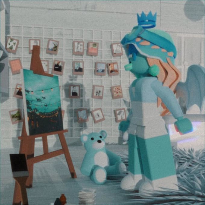 Make you an aesthetic costumized roblox gfx by Vikiviki510 | Fiverr