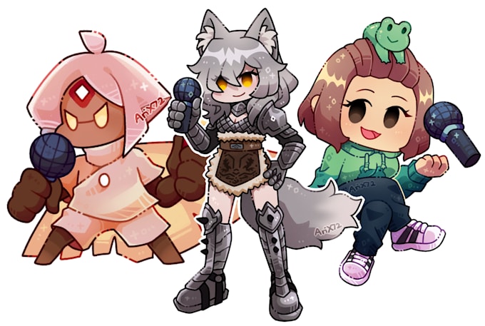 Draw your character in my chibi fnf style by Arix72 | Fiverr