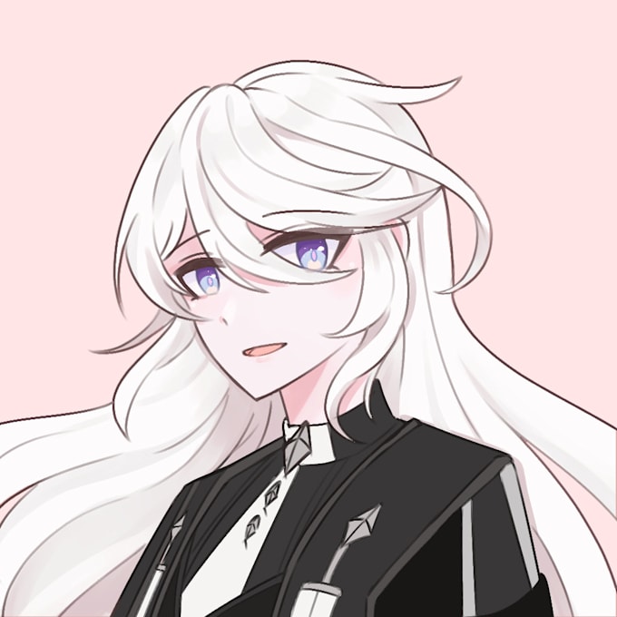 Draw a quick bust art of your character by Aki_was_a_tengu | Fiverr