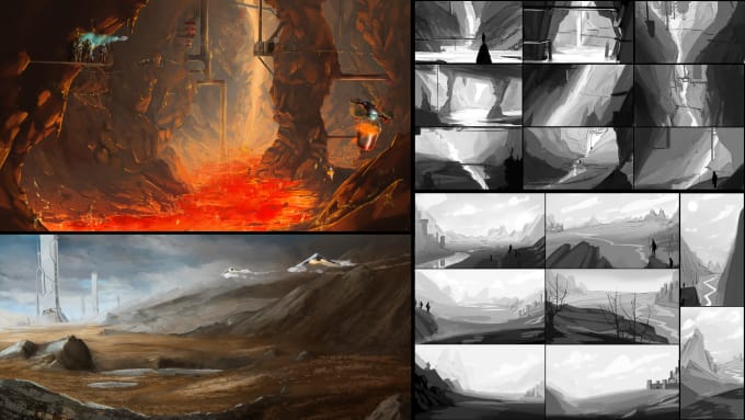 Draw environment concept art for your project by Psempere | Fiverr Draw environment concept art for your project by Psempere | Fiverr
