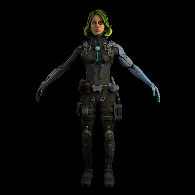 Create a custom 3d models vr chat avatar for vtube and game by All_in ...