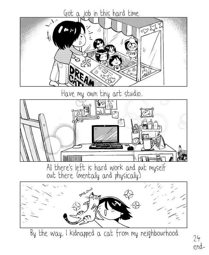 Draw cute storytelling comic by Soracilipi | Fiverr