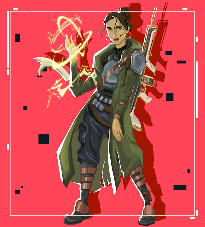 Draw you as a valorant inspired character by Tiunela | Fiverr