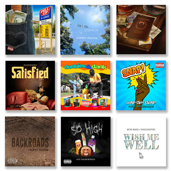 Design your next album cover by Brittanyji | Fiverr