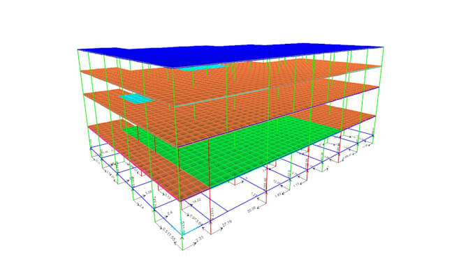 Do structural analysis, design and modelling by staad pro, etabs, sap2000, revit by Civilmix ...
