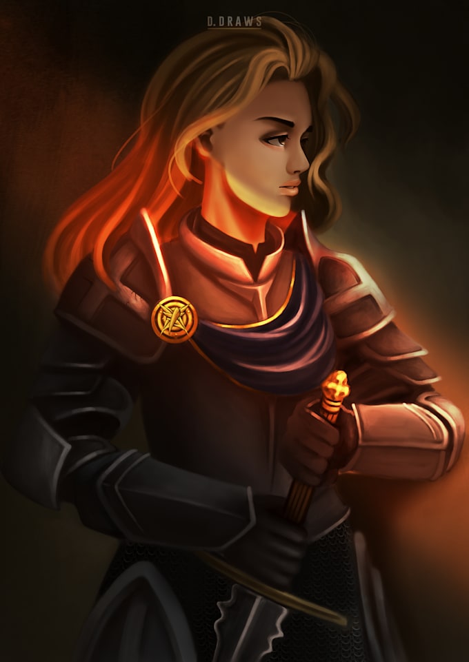 Original character design for book cover, game art by D_draws | Fiverr