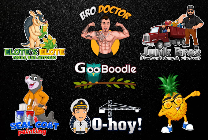 Create mascot or cartoon character logo design by Mascot_bro | Fiverr