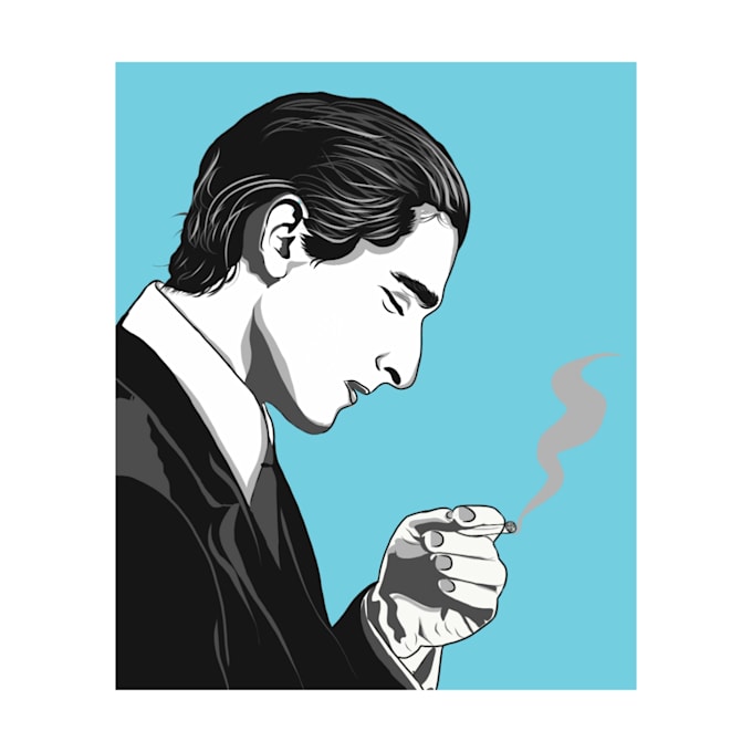 Create two tone minimal vector portrait from your photo by Skiths ...