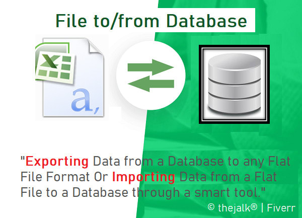 Import export and convert data by Thejalk | Fiverr