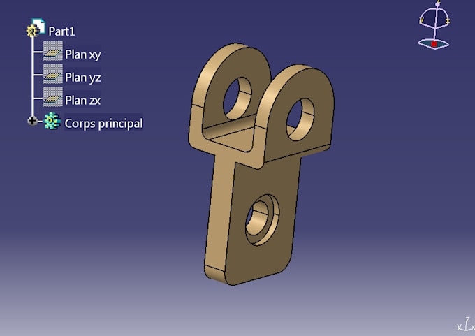 Create 3d models and 2d drawings using catia v5 by Louah_lahoucine | Fiverr