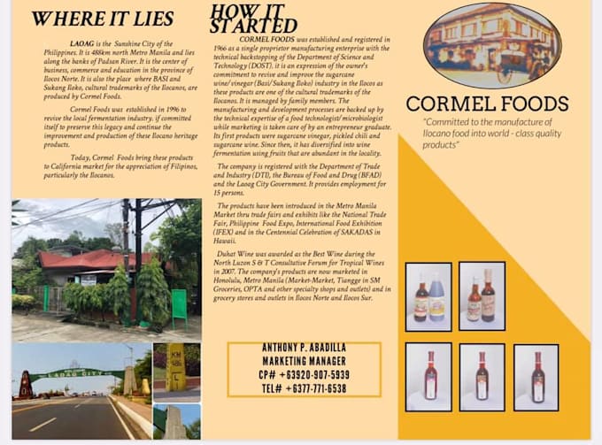 Business marketing tools brochure, call cards, flyers by ...