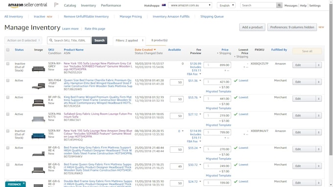 Create bulk flat file amazon listing single and parent child variation ...