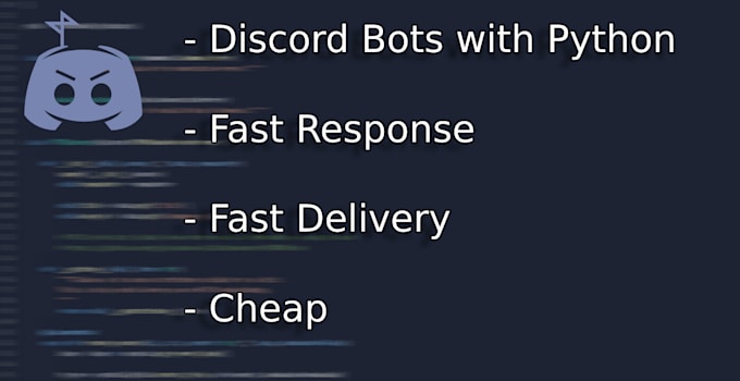 Create your own discord bot by Kippozzz | Fiverr