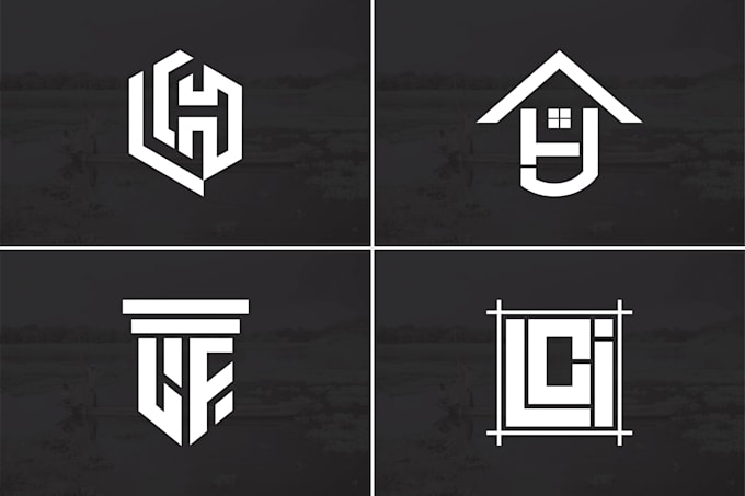 Do custom modern minimalist monogram logo design by Freelancerfatah ...