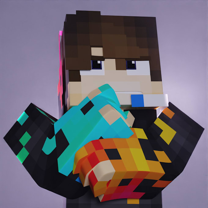 Make a minecraft profile picture for you by Oliwierdk | Fiverr