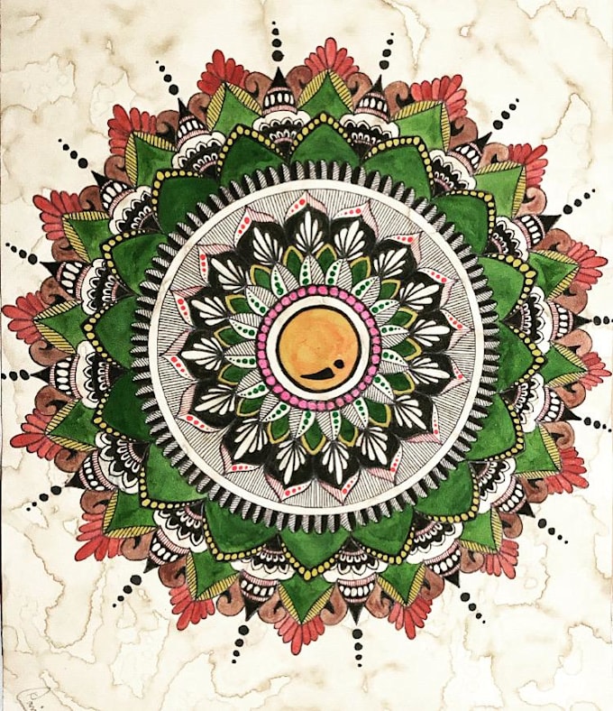 Do high quality handmade mandala art by Kavisha_singh | Fiverr