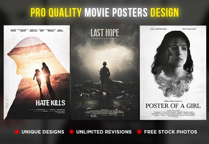Design a stunning and hollywood style movie poster by Saadvisuals | Fiverr