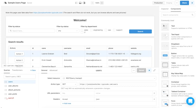 Create a retool dashboard for your data by Saibhaskard | Fiverr