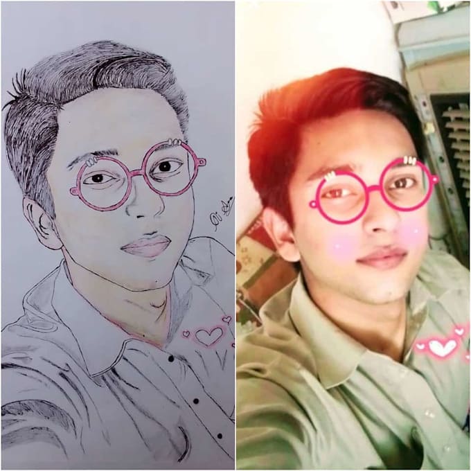 Make your portrait,animated picture by Adamderoy | Fiverr