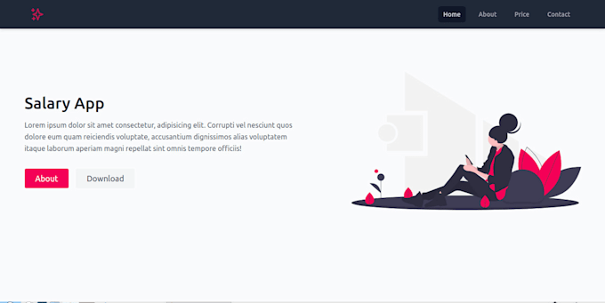 Create responsive landing page using html, css and js by ...
