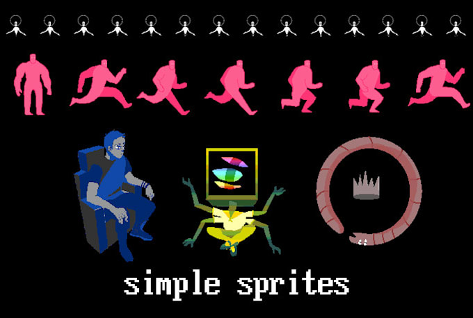 Draw pixel sprites for your game by Wizardjpeg | Fiverr
