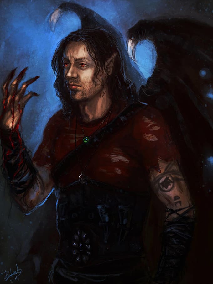 Do fantasy portraits, digital painting, realistic by Royalrel | Fiverr