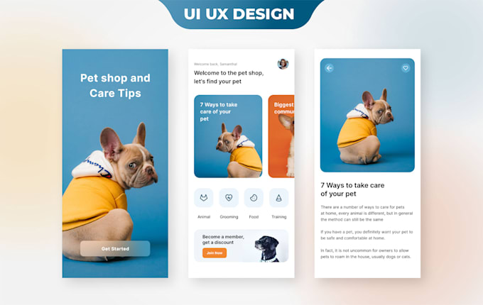 Design mobile app ui ux design and website ui ux design by Idragondesigner | Fiverr