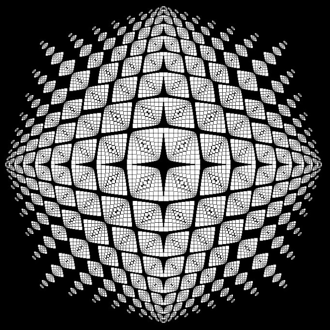 Make abstract, digital, mirrored patterns by Mikaxchu | Fiverr