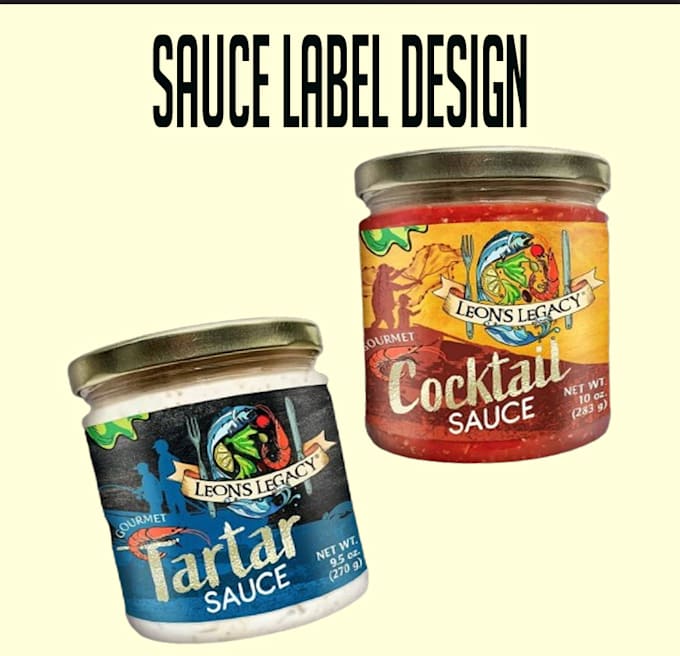 Bottle label design, sauce label design, product label design by ...