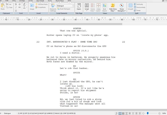Format your script into final draft by Richardsandling | Fiverr