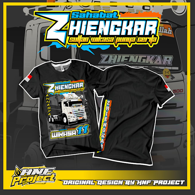 Design your truck to design your tshirt by Hnf_project | Fiverr