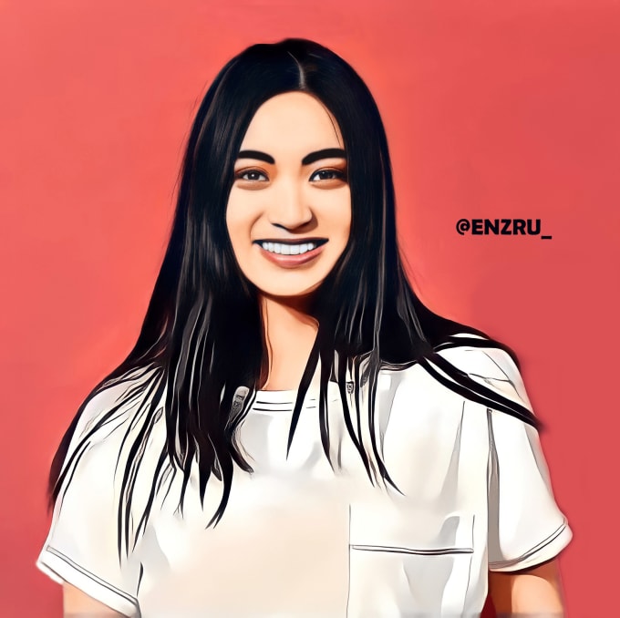 Draw you semi realistic cartoon potraits in my style by Enzru_ | Fiverr