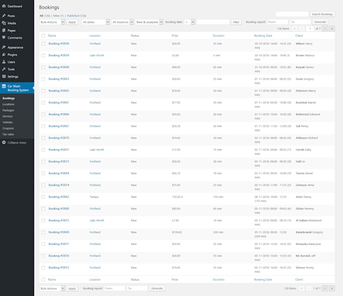 Create a car wash booking system by Coderbotics | Fiverr