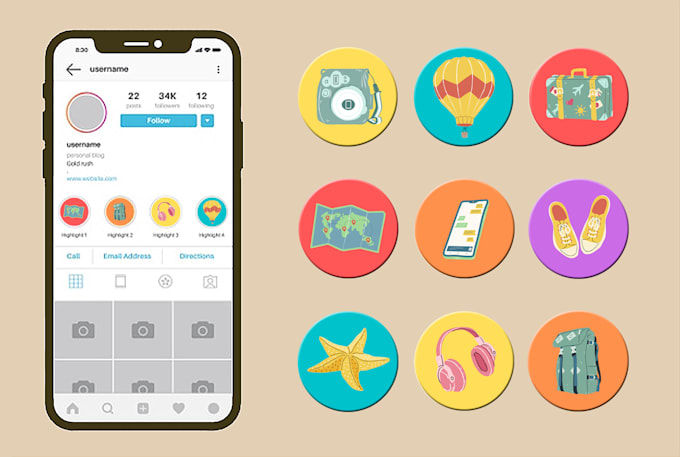 Design contemporary icon kits for you by Pr_art_ik | Fiverr