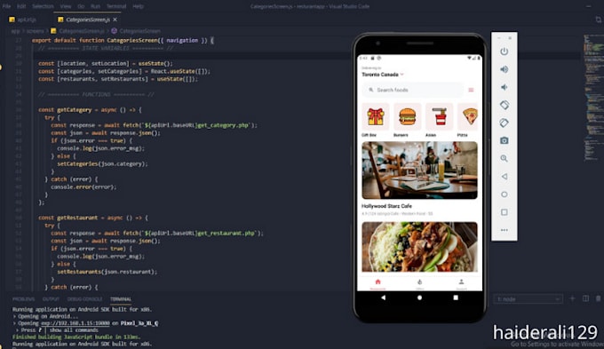 Convert your website into react native app by Haiderali129 | Fiverr