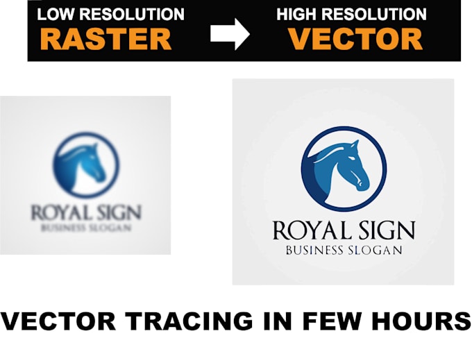 Retrace any logo or image into vector by Aftabdesigner72 | Fiverr