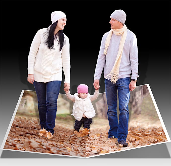 Create out of the frame effect in photoshop by Souravpmcartist | Fiverr