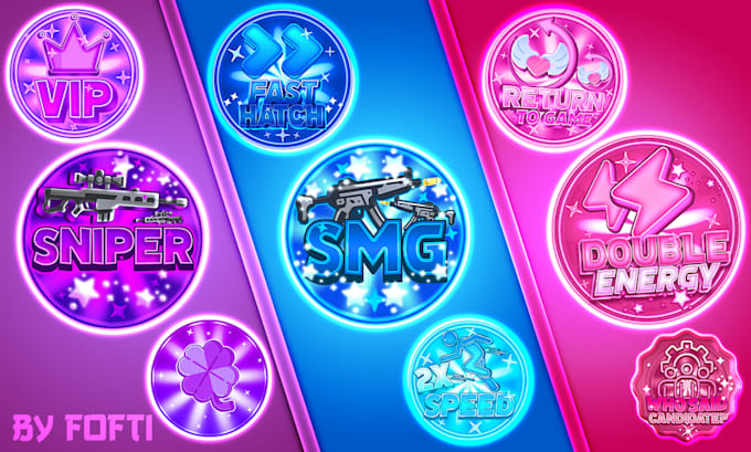 Create gamepass and badge icons for your roblox game by Yftachezioni ...