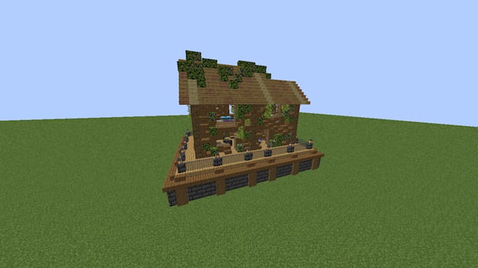 Build a rustic style house in minecraft by Matthew0425 | Fiverr