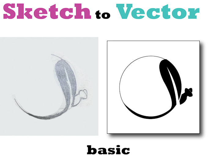 Convert your sketch, pencil drawing to vector by Binhbinhkhanh | Fiverr