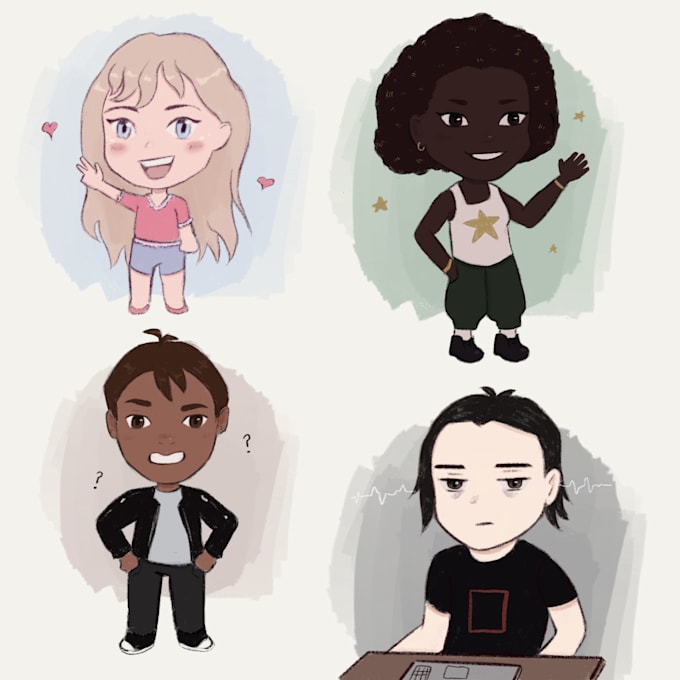 Draw custom chibi art by Figgyarts | Fiverr