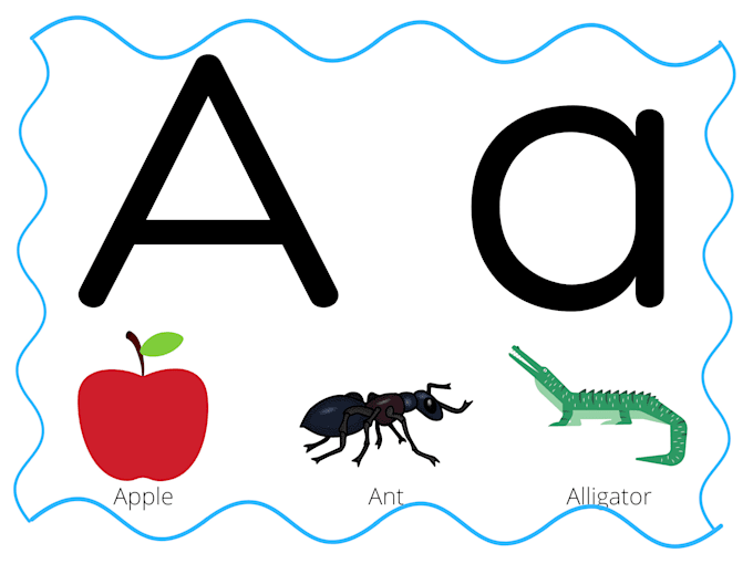 Design professional kindergarten worksheets by Mel_computing | Fiverr