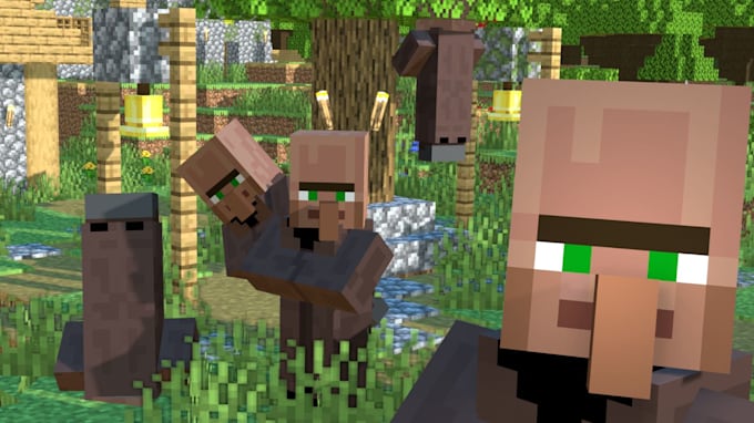 Make for you a minecraft 3d animation by Kskingstar | Fiverr