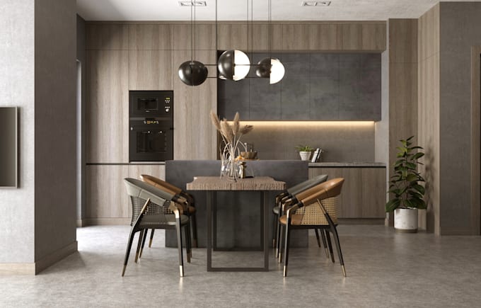 Design ,render interior and exterior with 3dsmax by Thaotien1279 | Fiverr